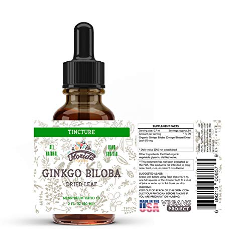 non-GMO ginkgo biloba herbal tincture