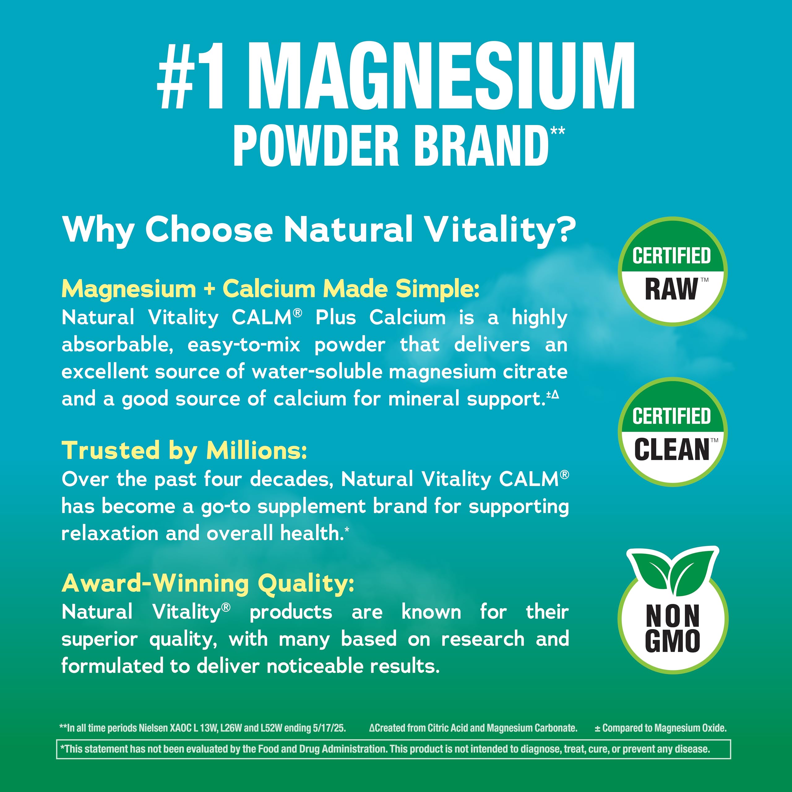 Non-GMO gluten-free magnesium supplement