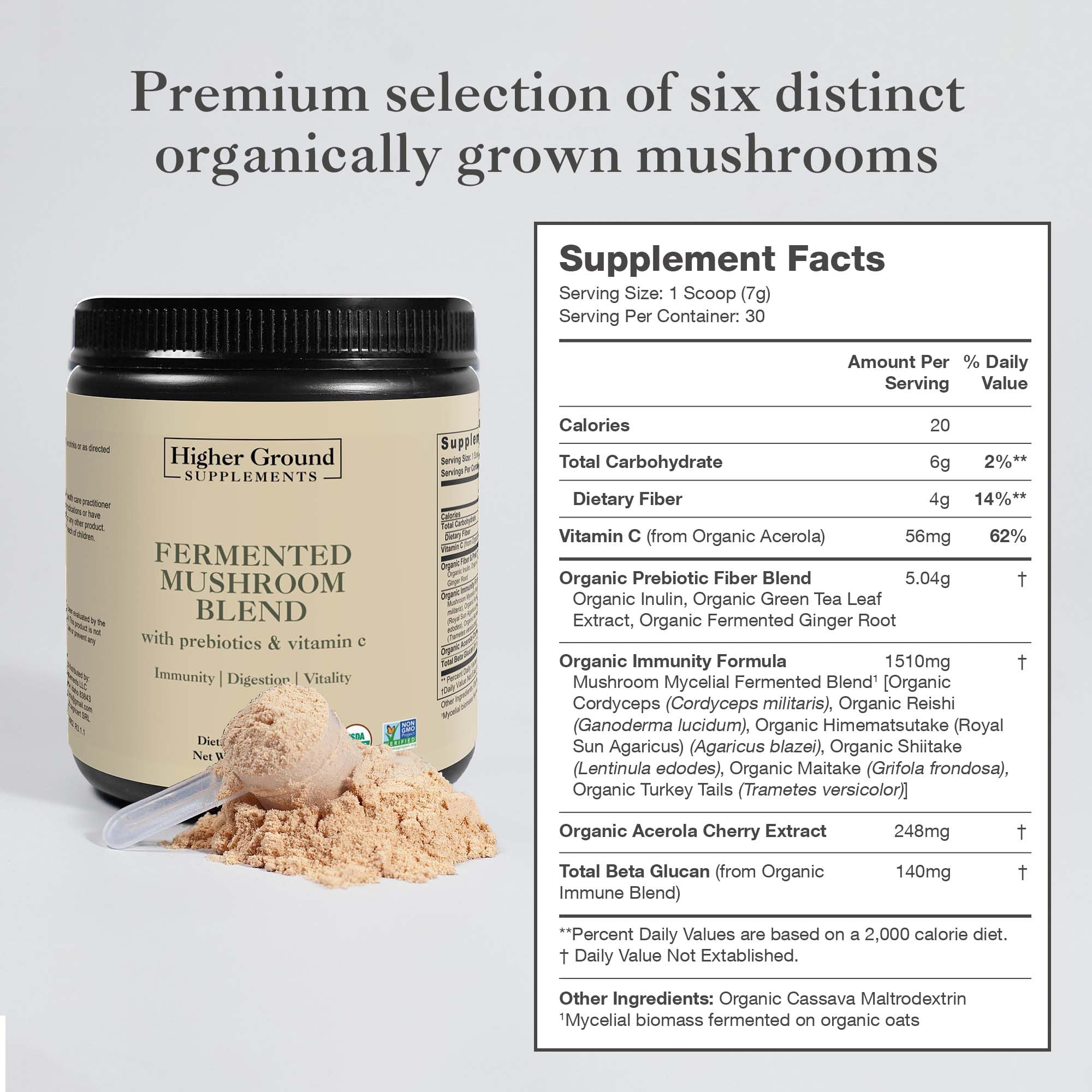 non-GMO gluten-free mushrooms