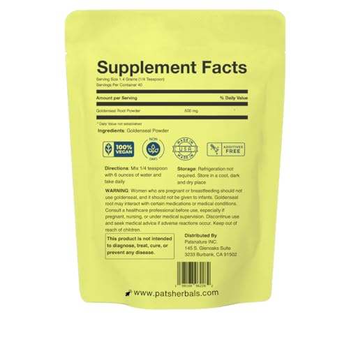 non-GMO goldenseal root powder