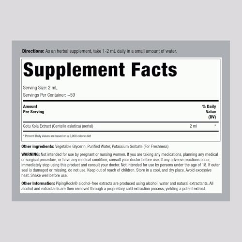 non-GMO gotu kola vegetarian formula