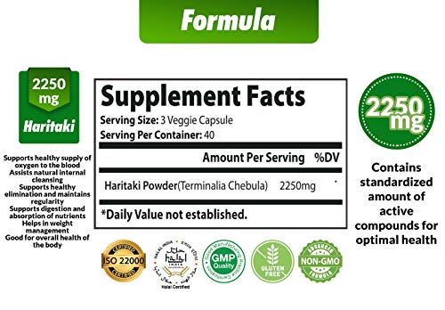 non-GMO haritaki for digestive health