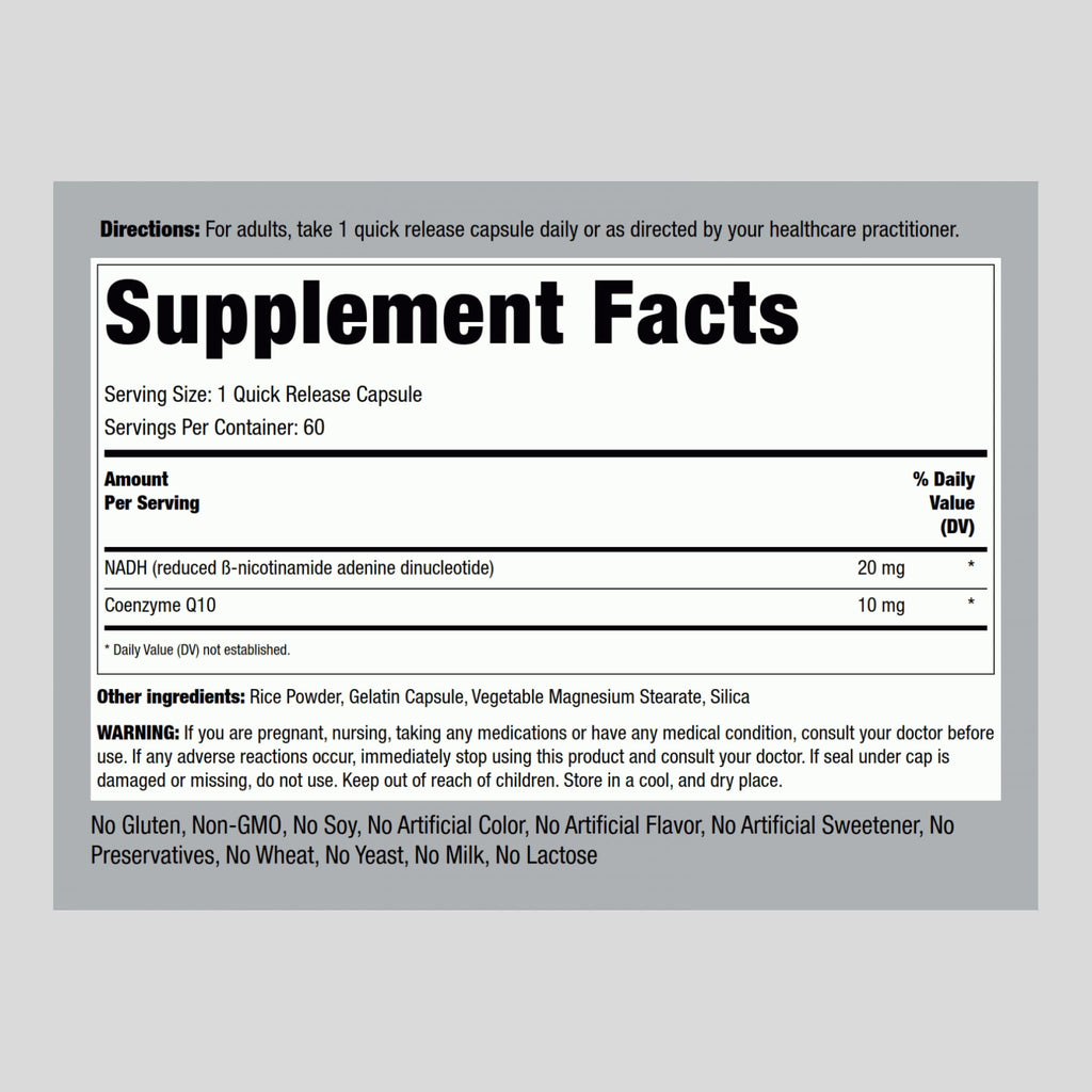Non-GMO health supplement for energy