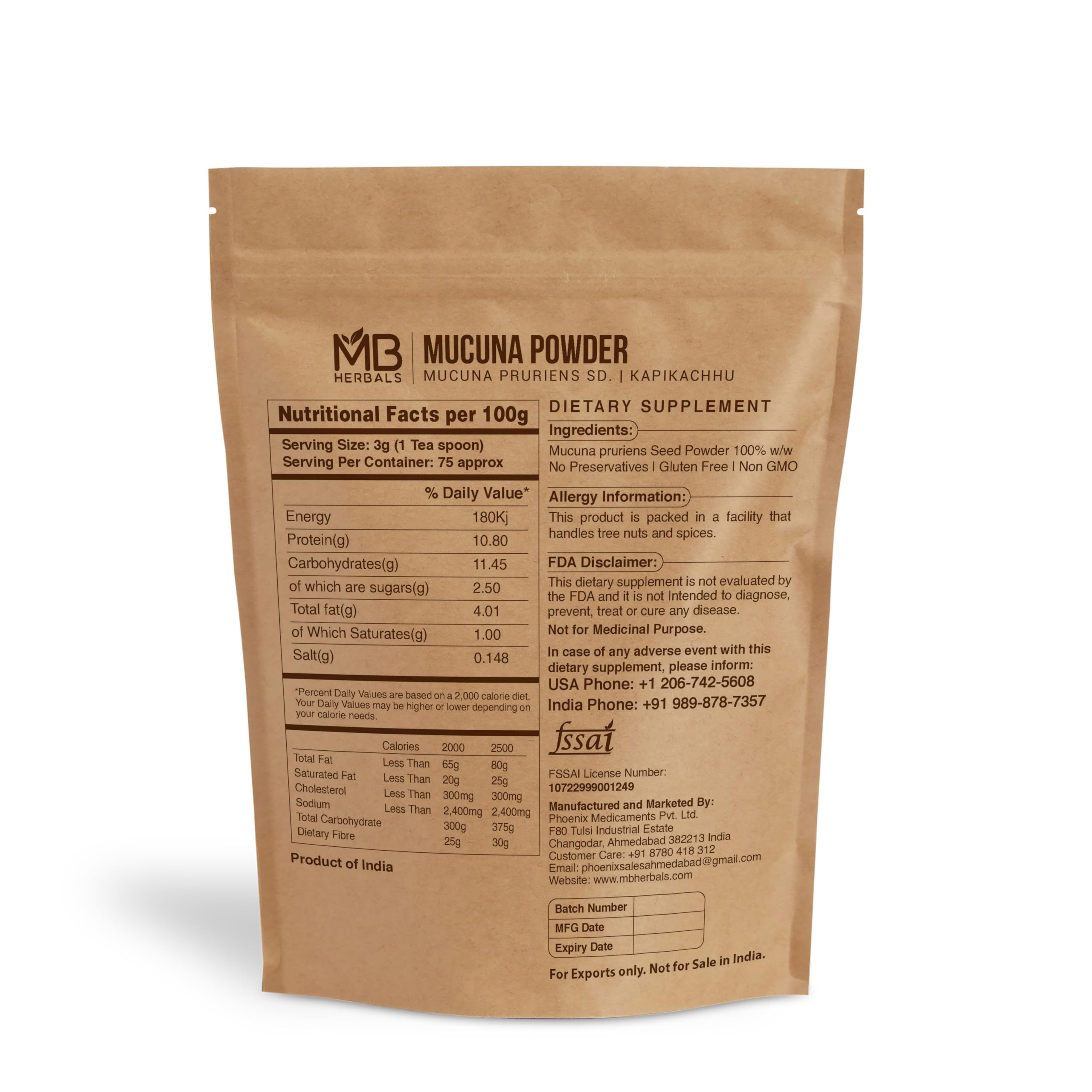 Non-GMO herbal blended vitamins