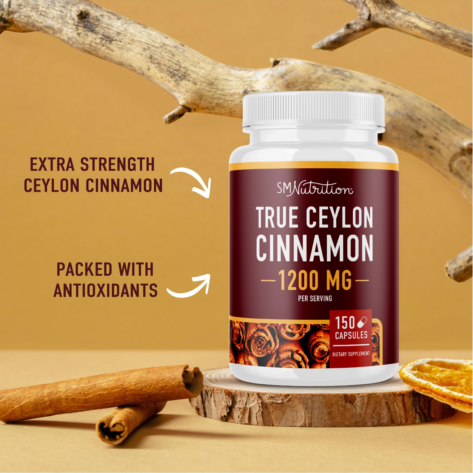 non-GMO herbal cinnamon supplement