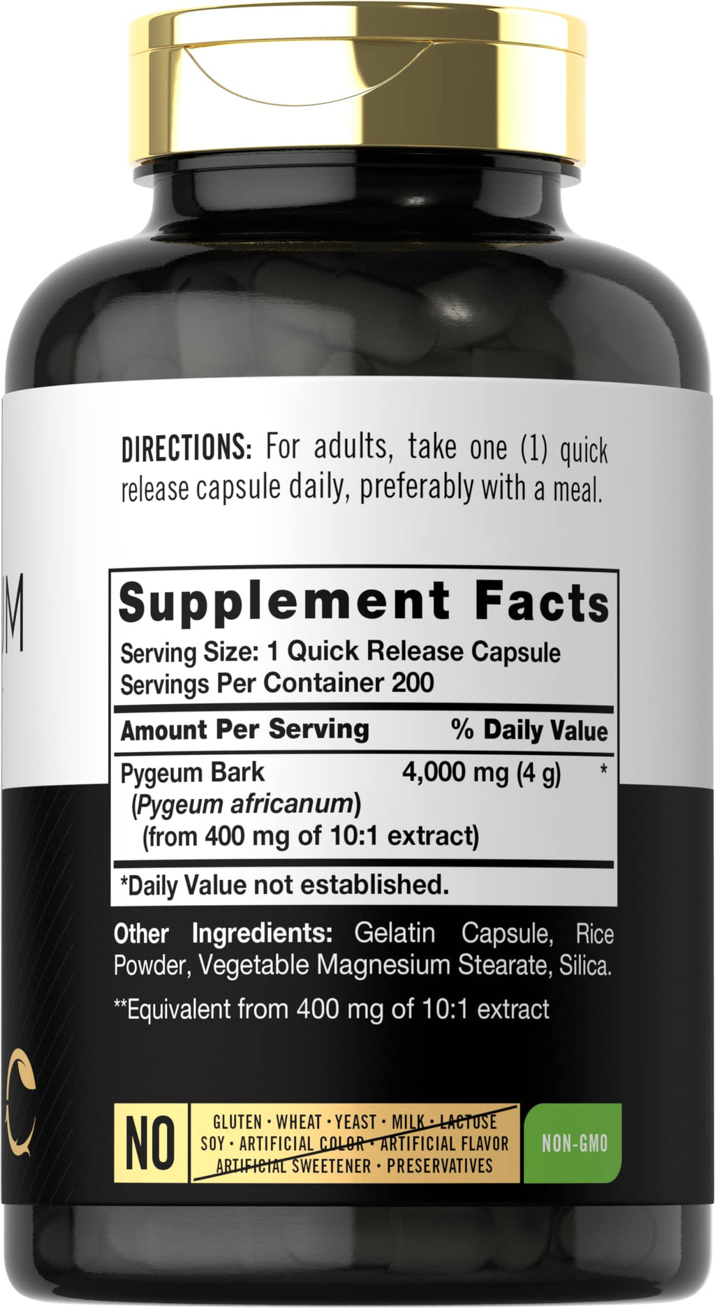 non-GMO herbal saw palmetto capsules
