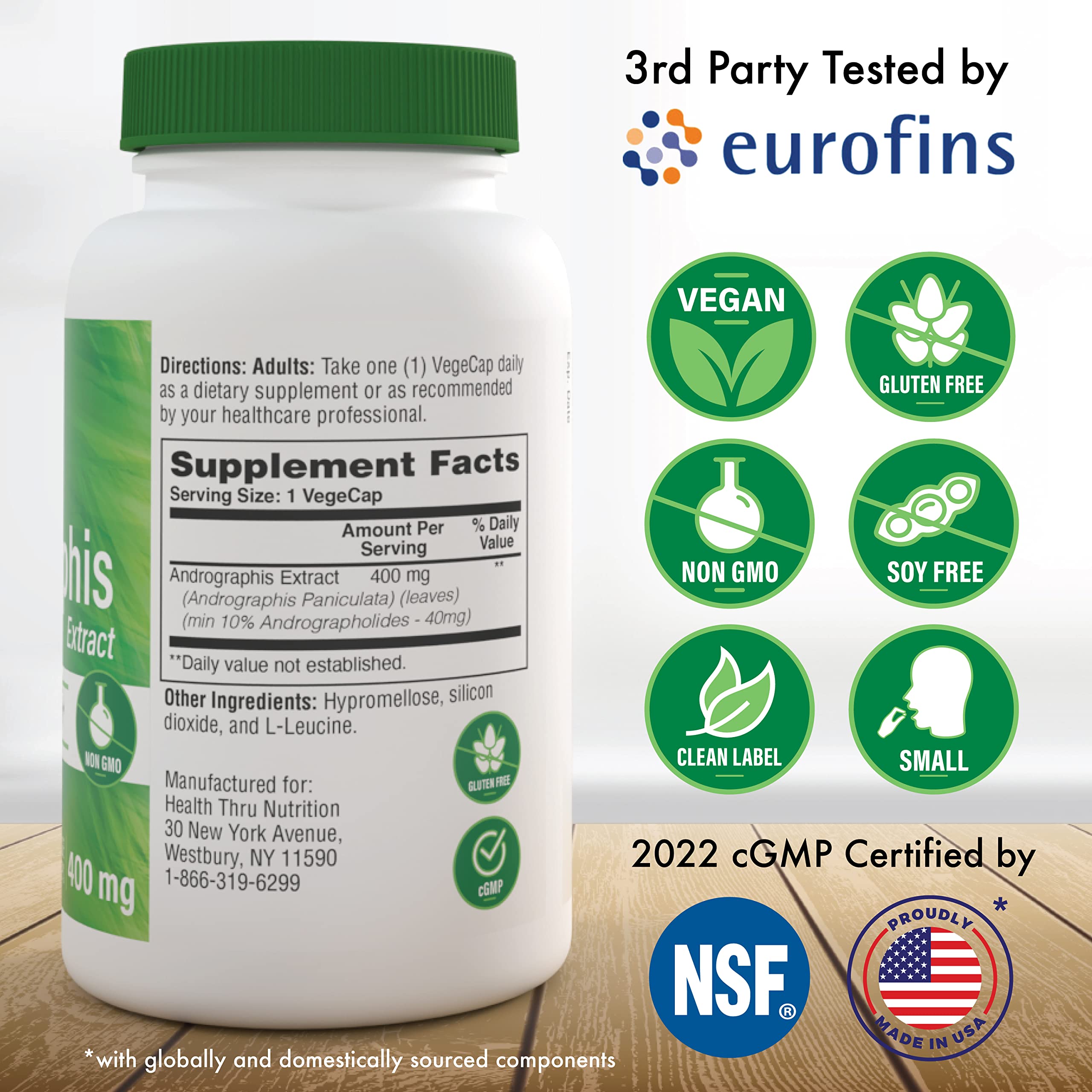 non-GMO herbal supplement andrographis