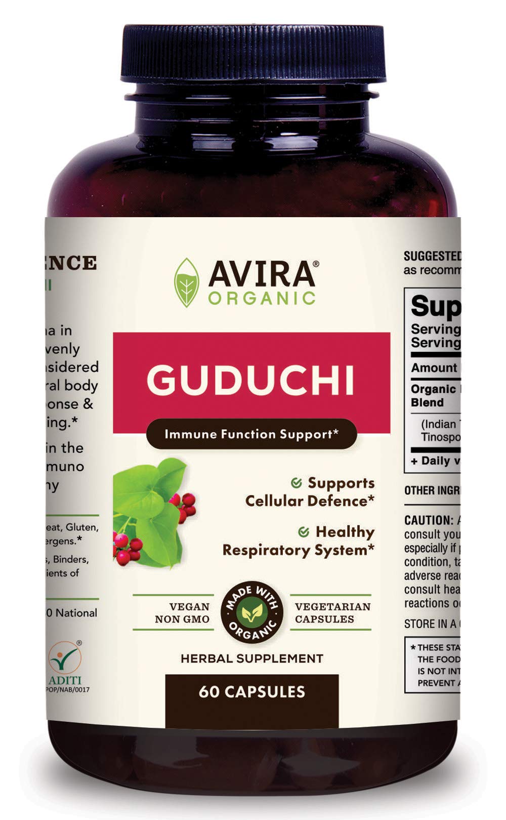 Non-GMO herbal supplement for wellness