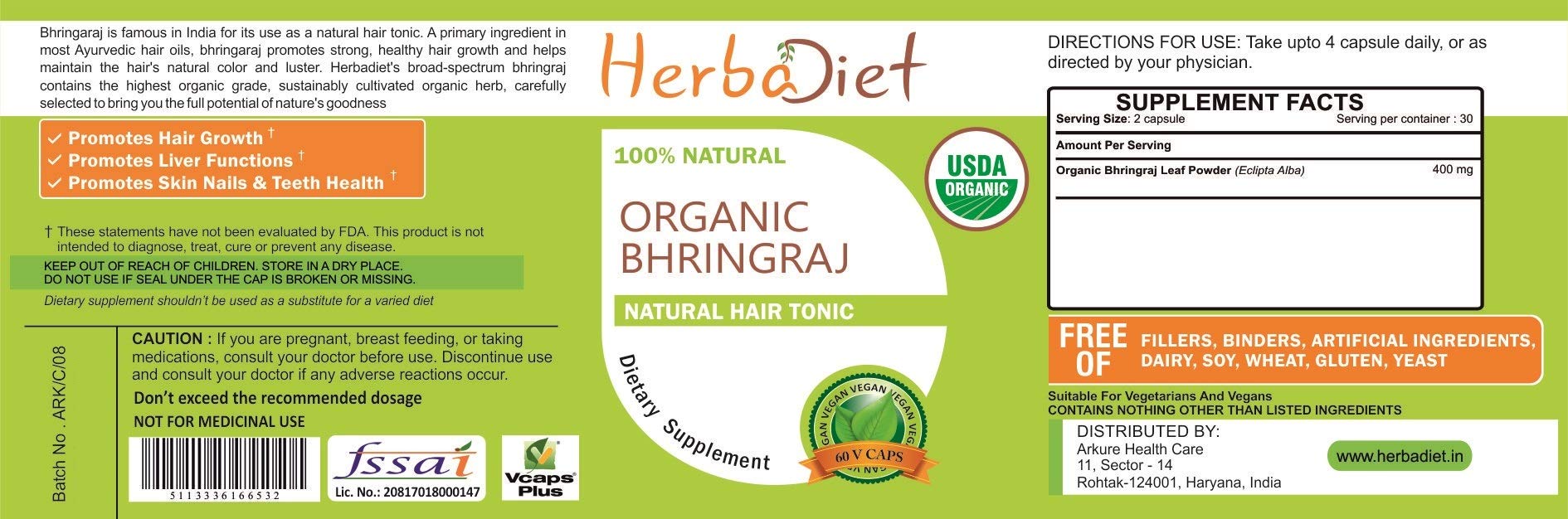 non-GMO herbal supplements for thickening