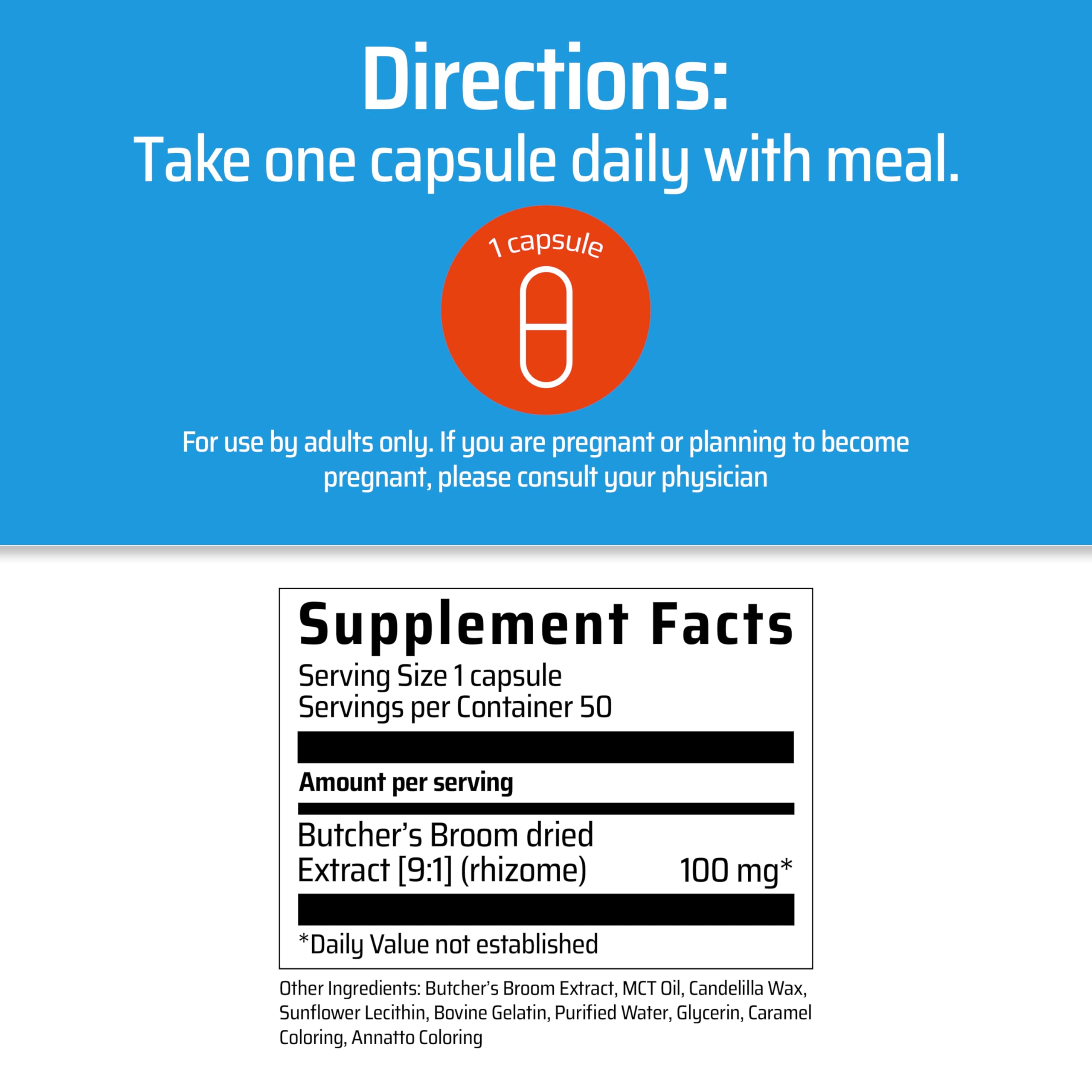 non-GMO herbal supplements for veins