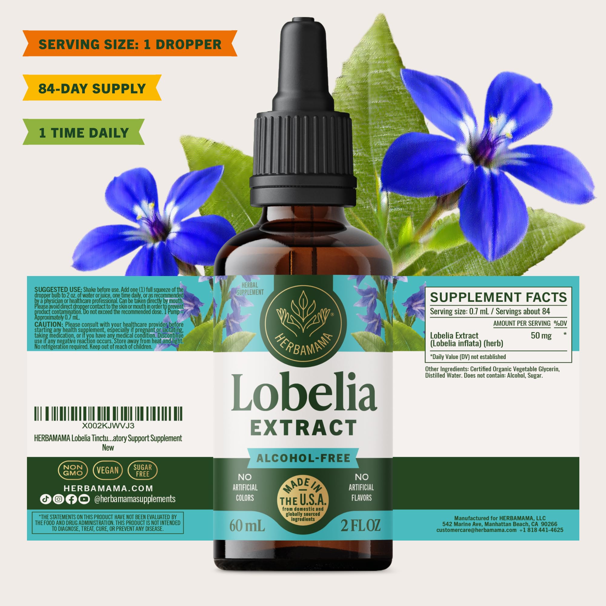 Non-GMO herbal tincture for detox