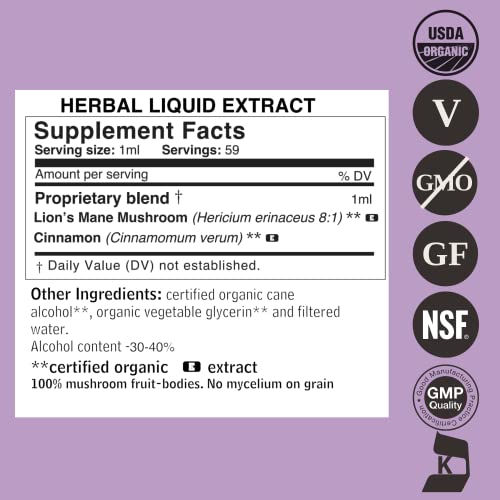 Non-GMO herbal tincture for wellness