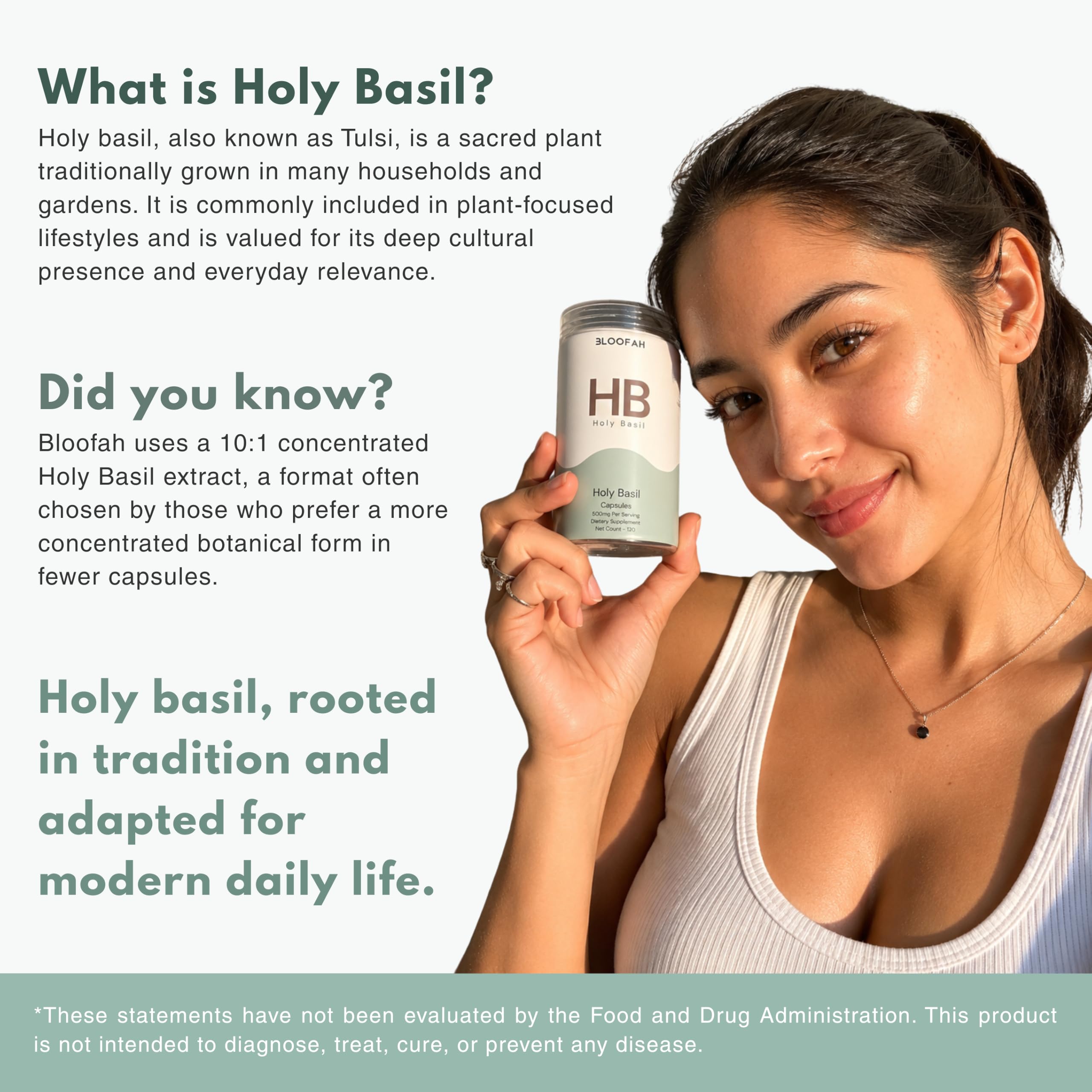 non-GMO holy basil for daily health