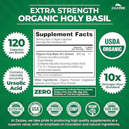 non-GMO holy basil for wellness