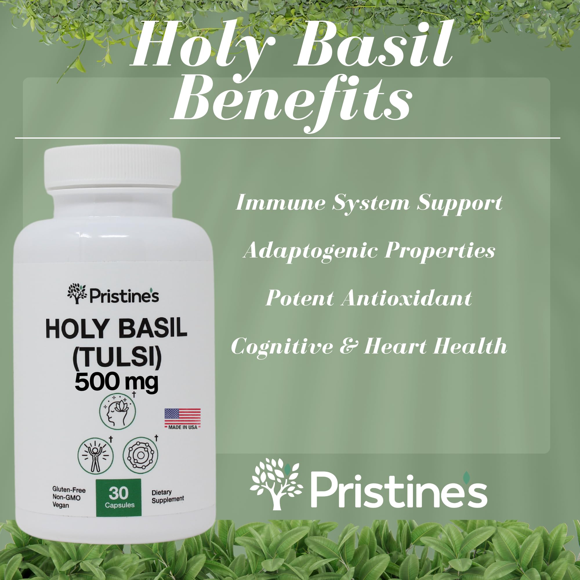 non-GMO holy basil immunity support
