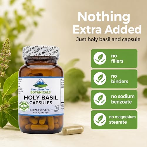 non-GMO holy basil supplement