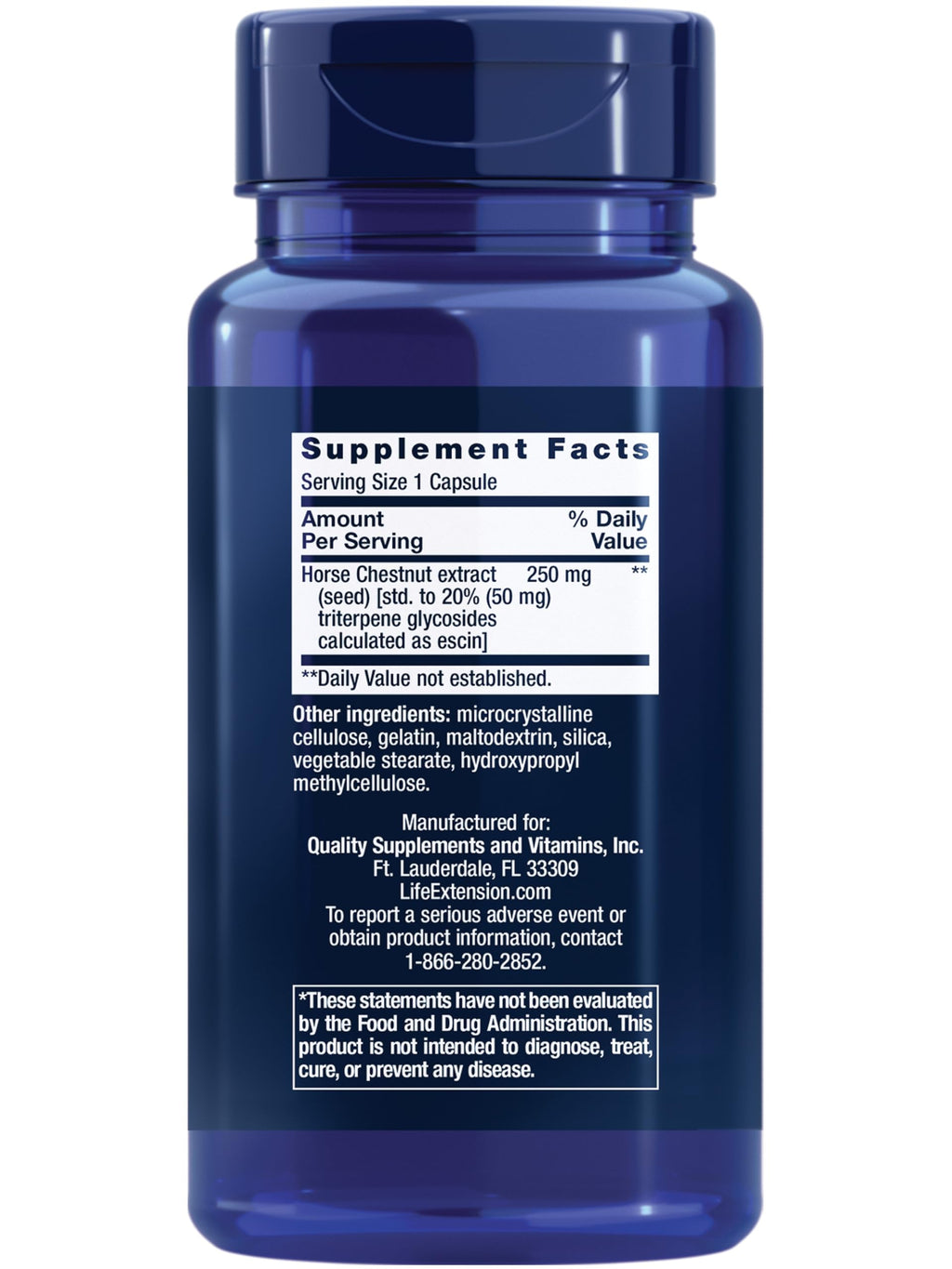 non-GMO horse chestnut capsules