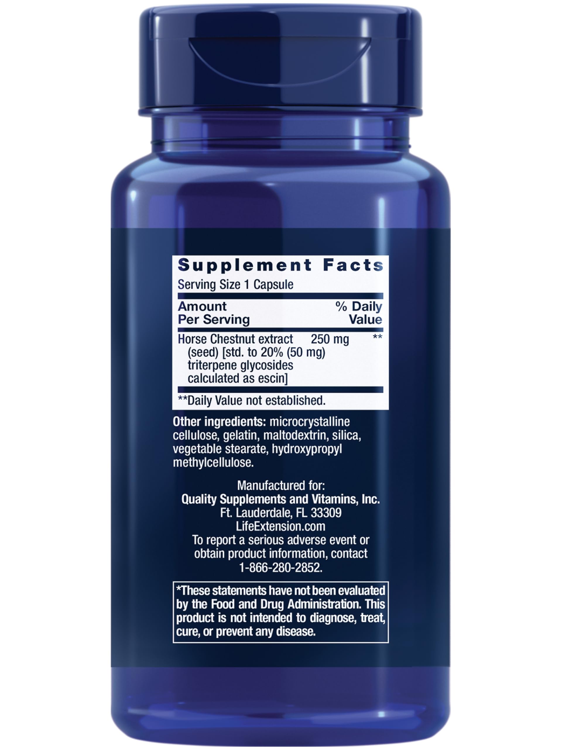 non-GMO horse chestnut capsules