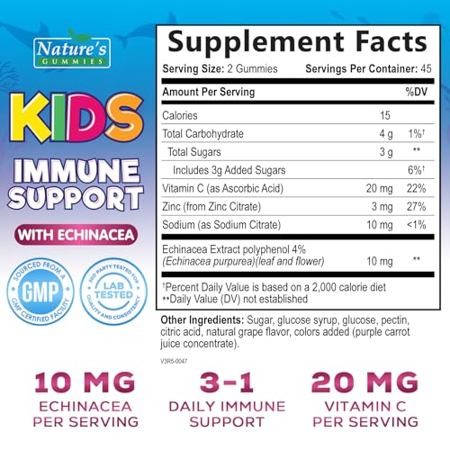 Non-GMO immune support gummies