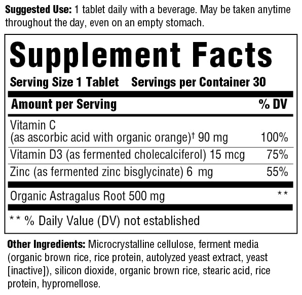 non-GMO immune support tablets