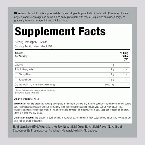non-GMO inulin for dietary needs