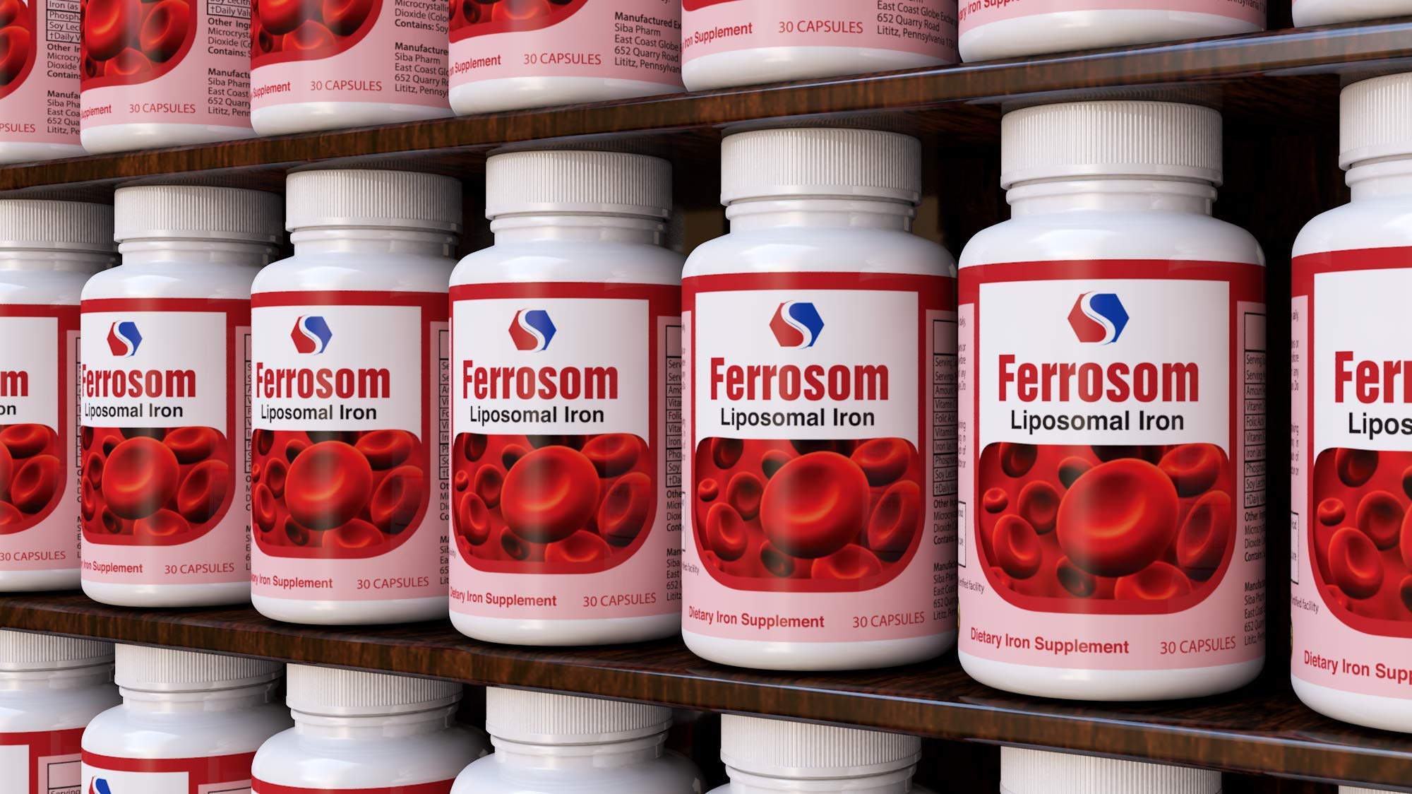 Non-GMO iron capsules for health