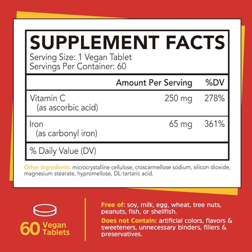 Non-GMO iron for men and women