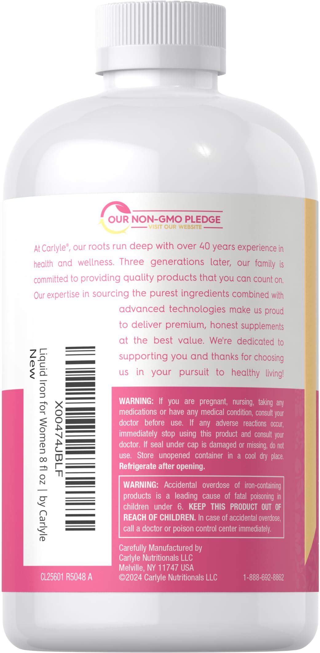 non-GMO iron for women's wellness