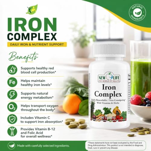 non-gmo iron supplement tablets