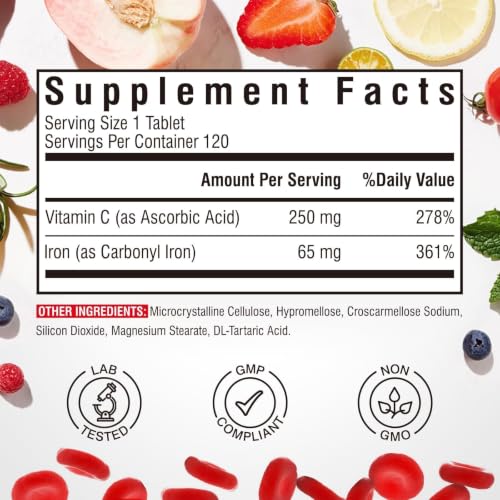 non-GMO iron with vitamin C