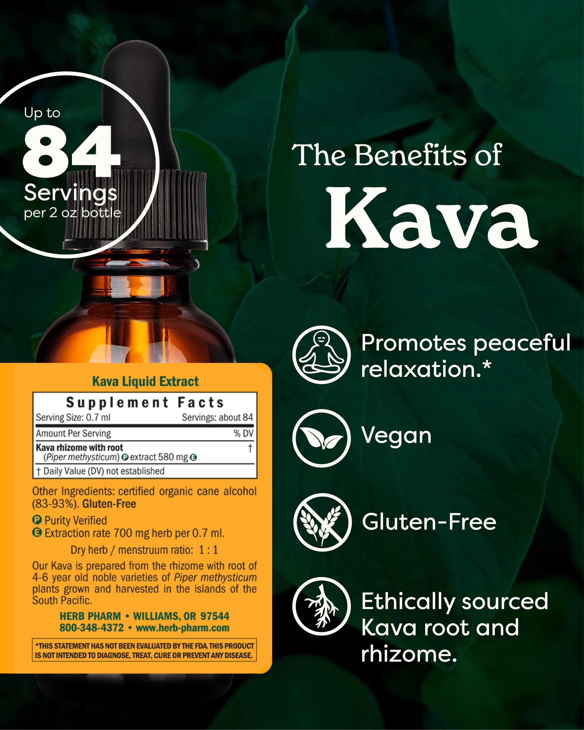 non-GMO kava kava herbal supplement