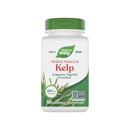Non-GMO Kelp 600 mg capsules