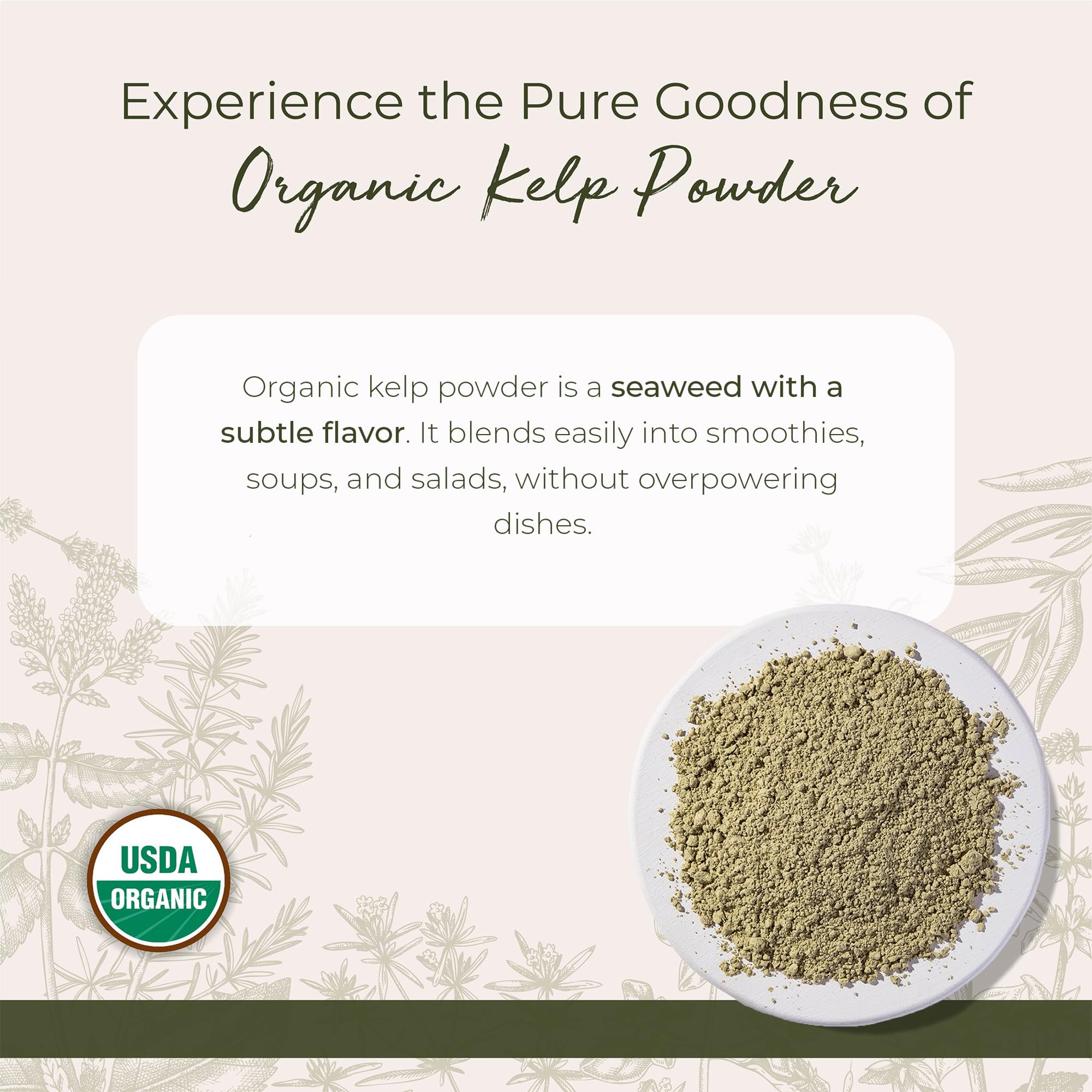 non-GMO kelp for health