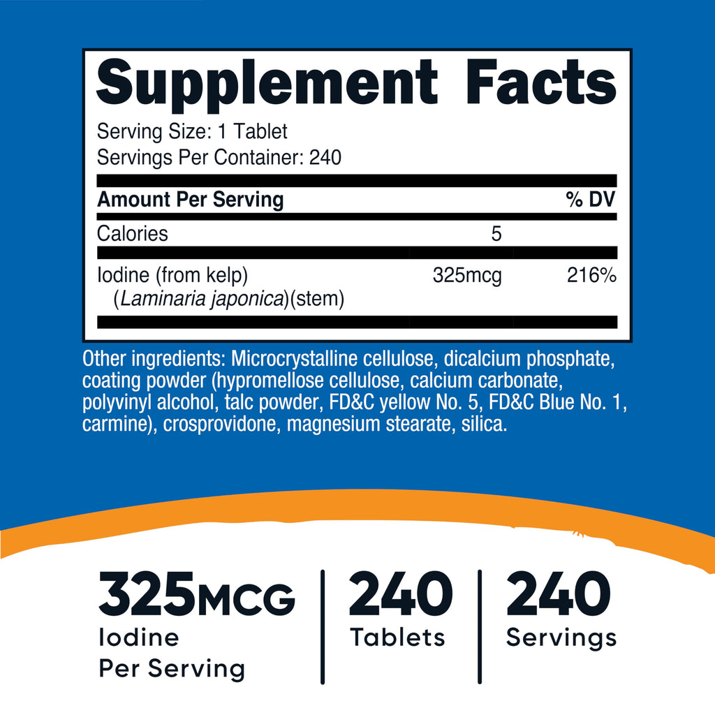 non-GMO kelp tablets for health