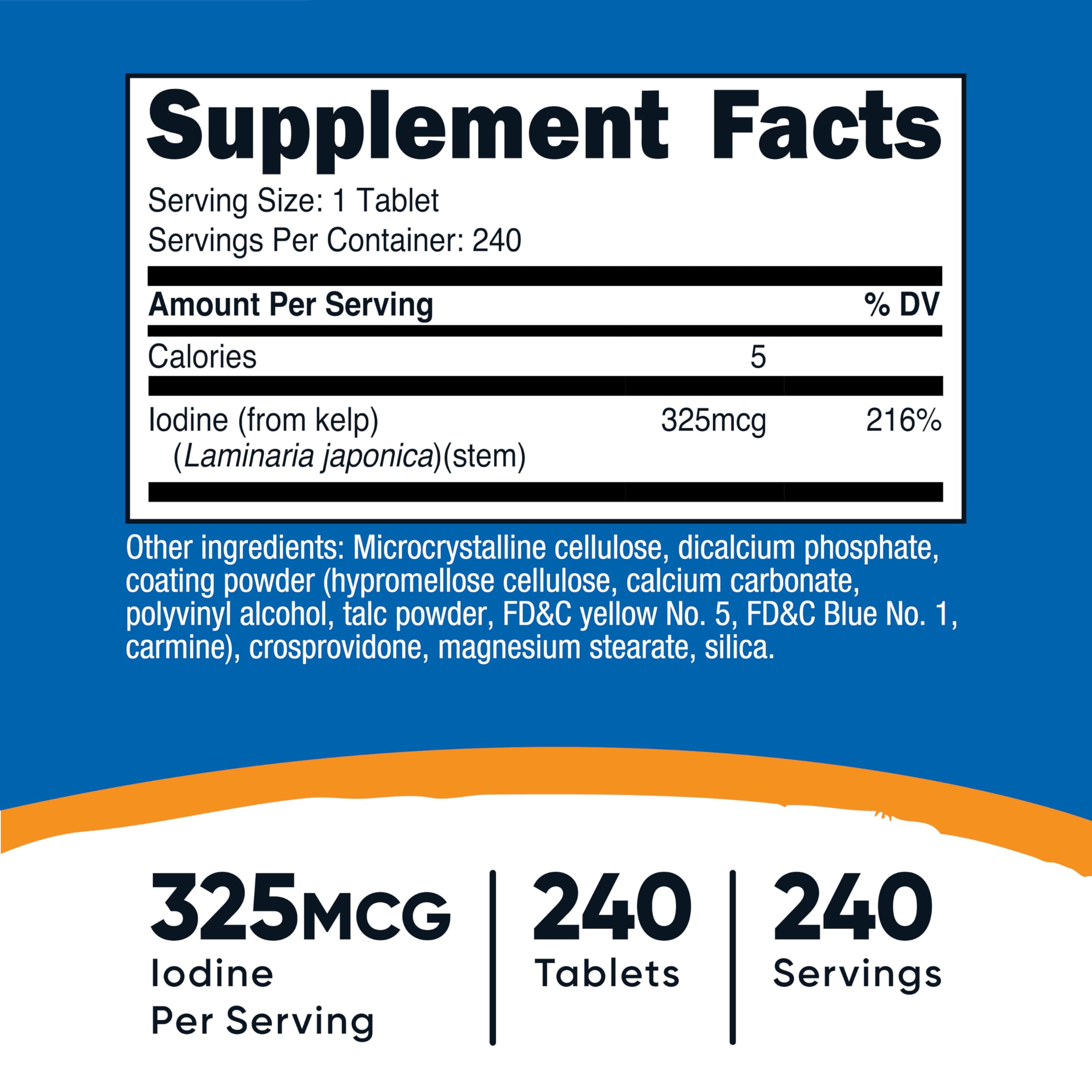non-GMO kelp tablets for health