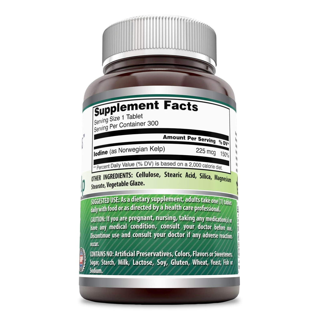 non-GMO kelp tablets