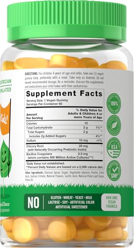Non-GMO kids probiotic gummies