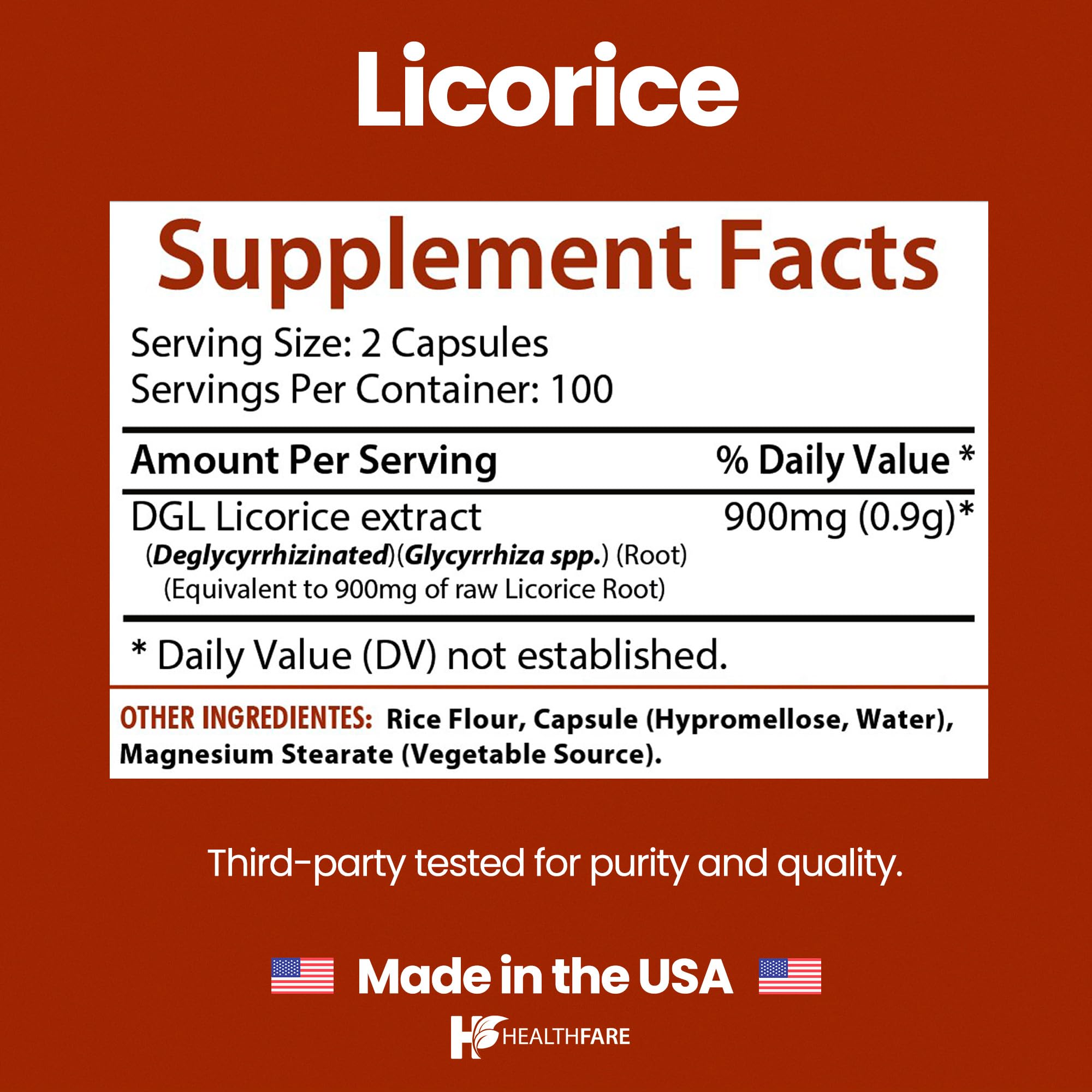 non-GMO licorice root herbal formula