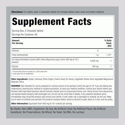 Non-GMO licorice root supplement