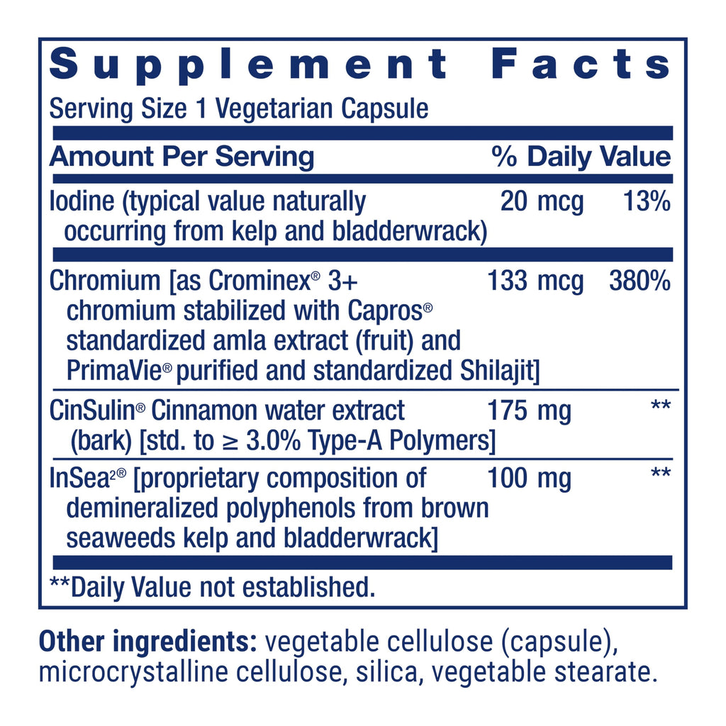 Non-GMO Life Extension CinSulin benefits