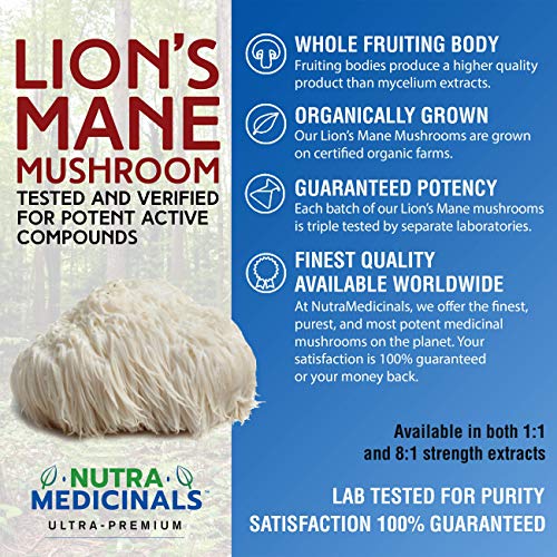 Non-GMO Lion's Mane mushrooms for mental clarity