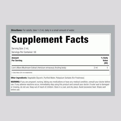 non-GMO Lion's Mane tincture