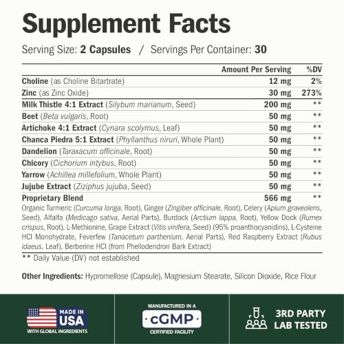 non-GMO liver detox capsules