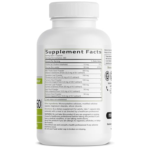 Non-GMO liver health capsules for detox