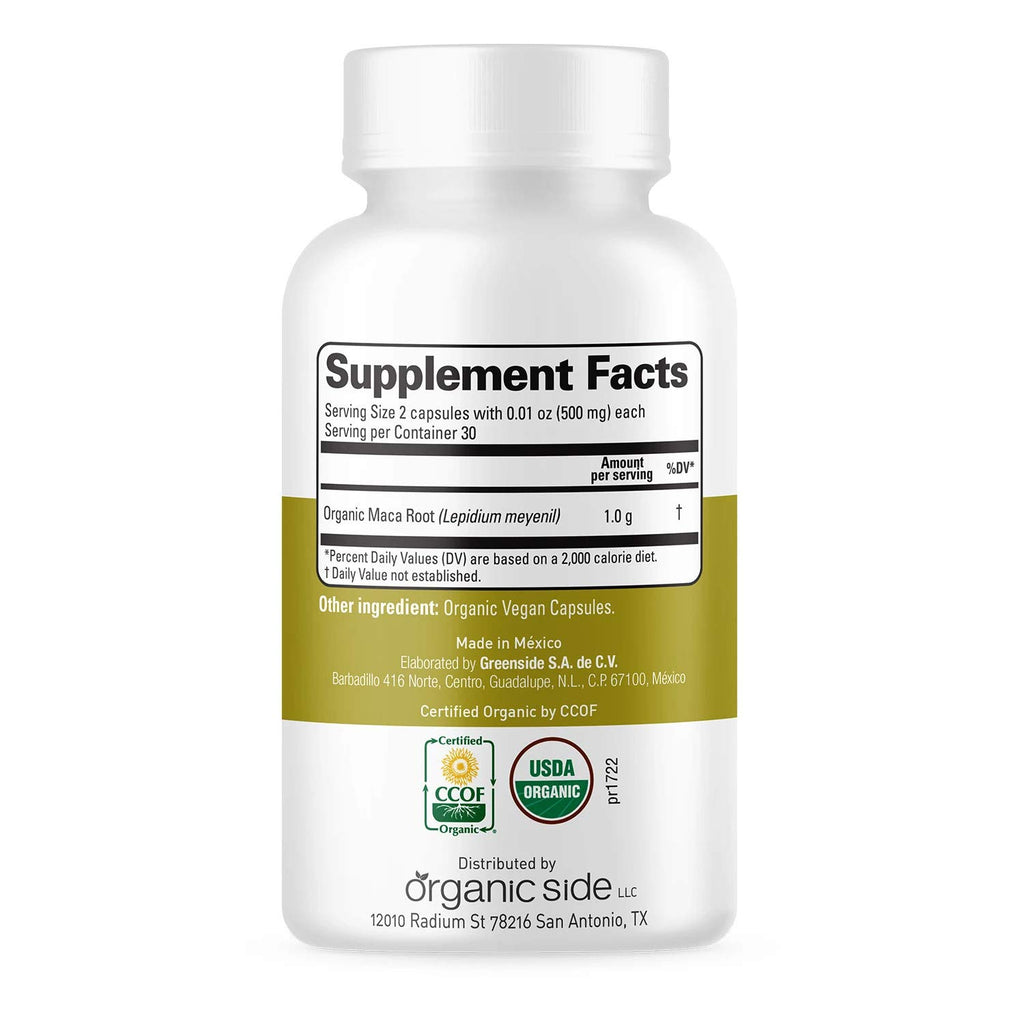 non-GMO maca capsules for vitality