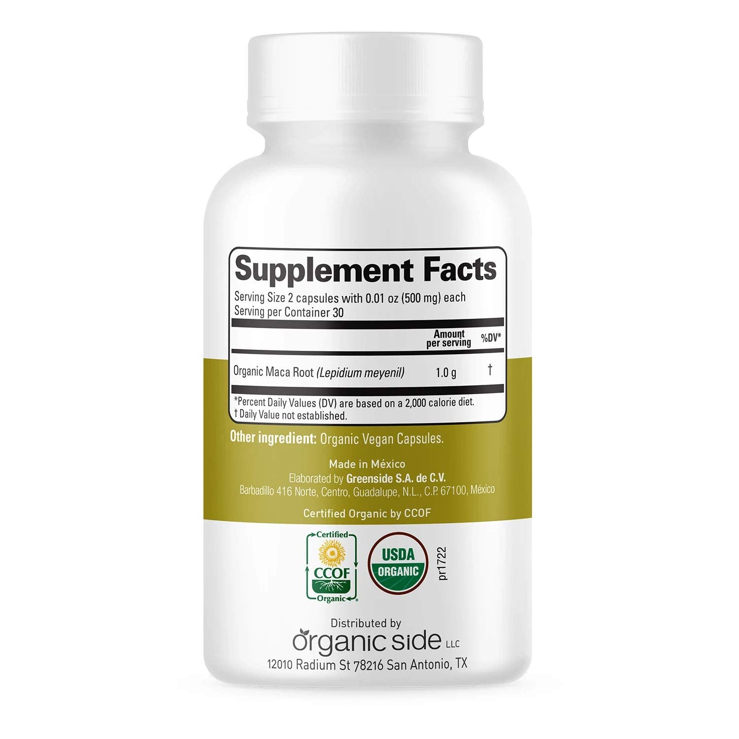 non-GMO maca capsules for vitality