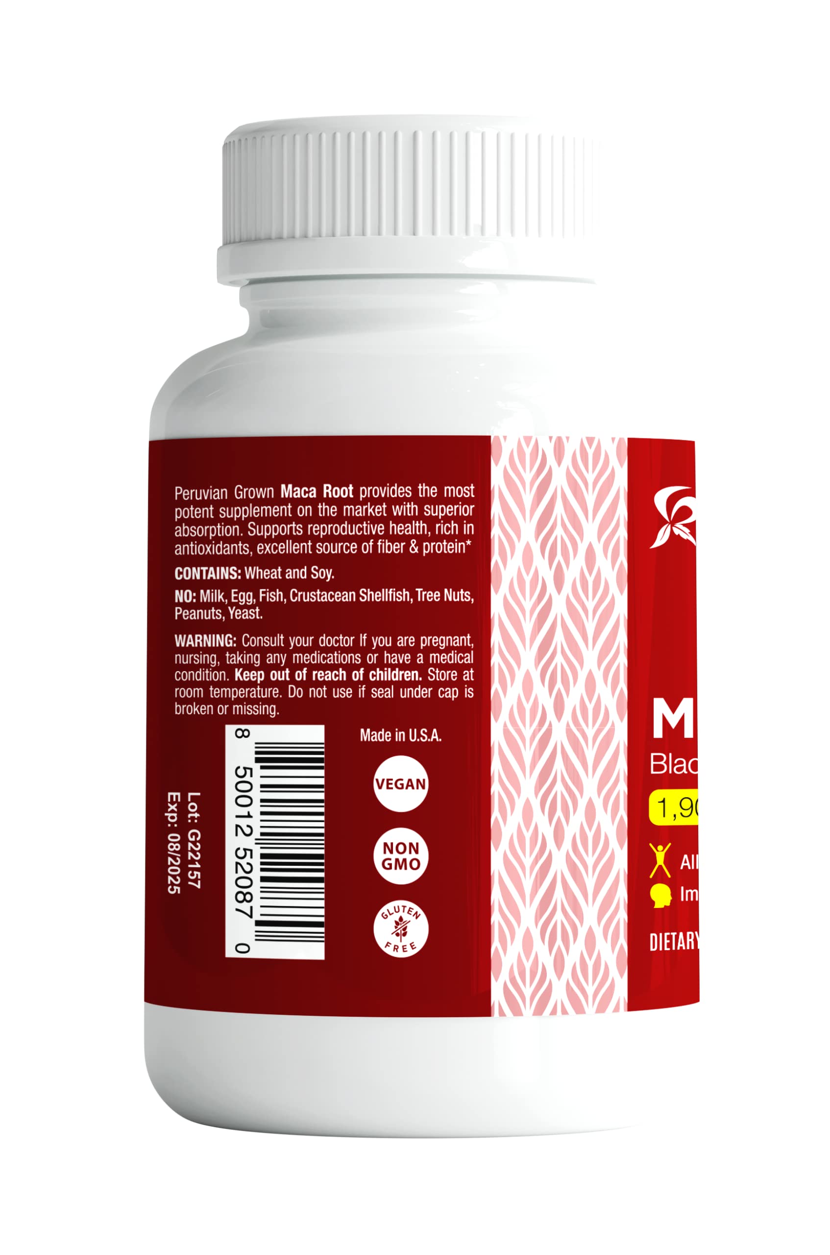 non-GMO maca root blend for vitality