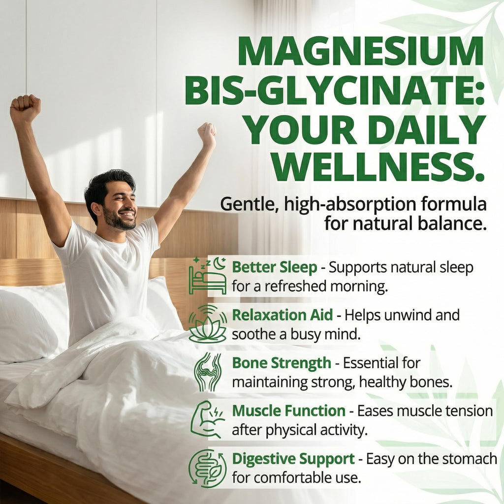 Non-GMO magnesium bisglycinate for wellness