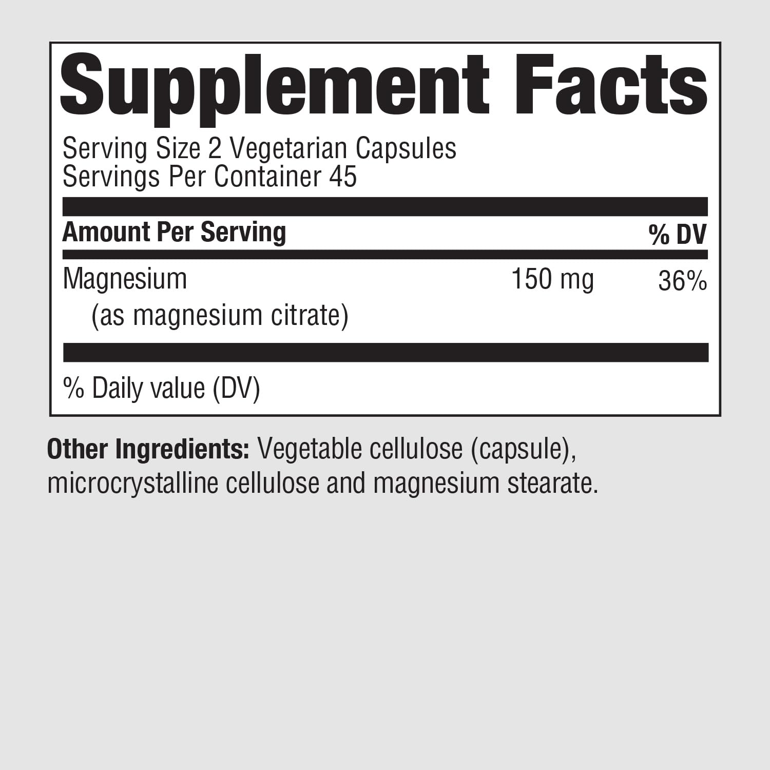 non-GMO magnesium capsules for wellness