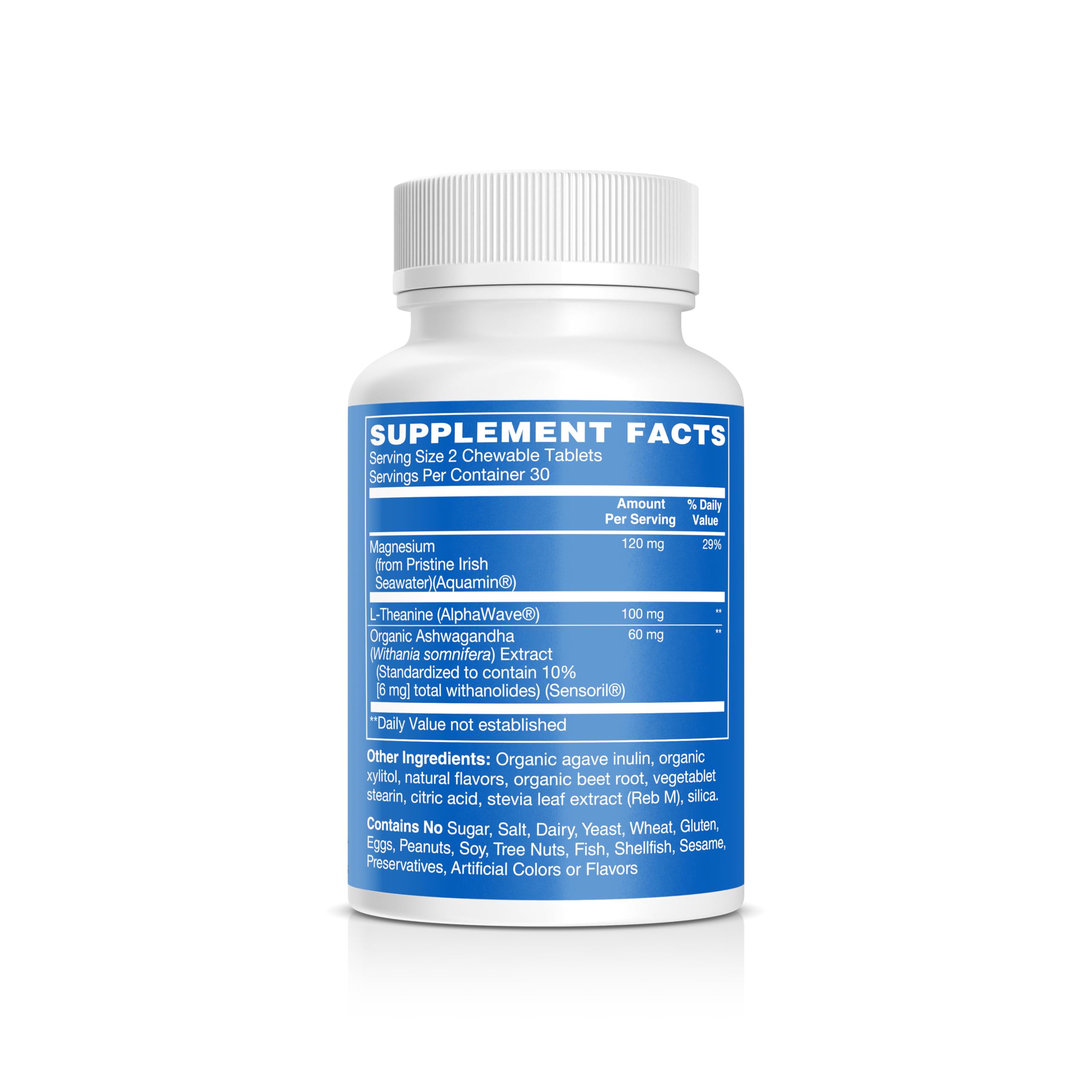 Non-GMO magnesium chewables for adults
